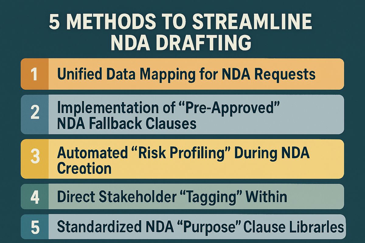 5 Methods to Streamline NDA Drafting | Pactly