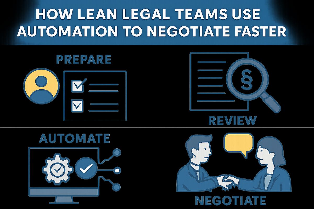 How Lean Legal Teams Use Automation to Negotiate Faster | Pactly