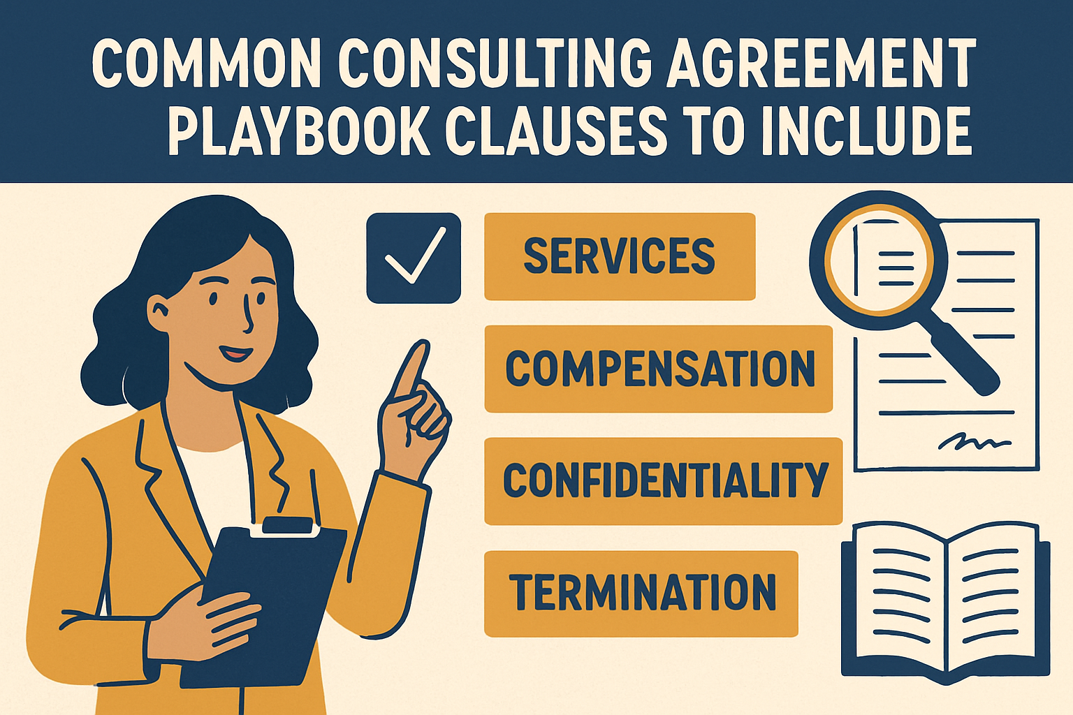 Common Consulting Agreement Playbook Clauses to Include
