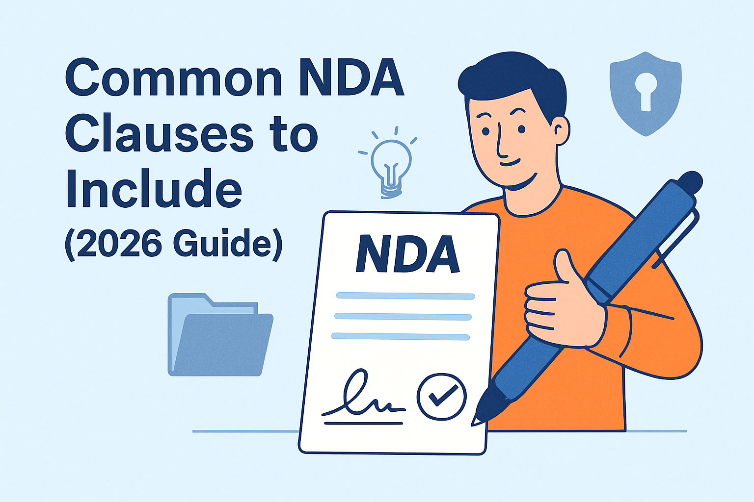 Common NDA Clauses to Include (2026 Guide)